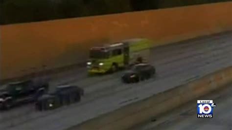 Police Chase Man Driving Stolen Fire Truck Across Three Counties Rmiami