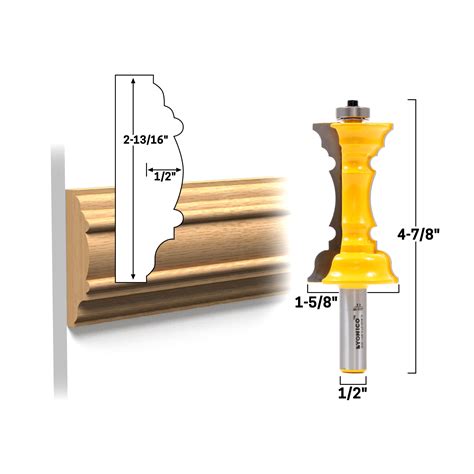 Molding Chair Rail Molding Elegant Chair Rail Molding Router Bit