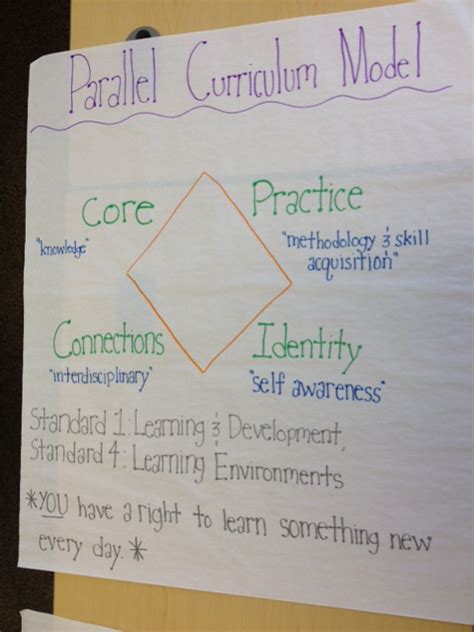 Parallel Curriculum Model Portfolioamy Zimmermann