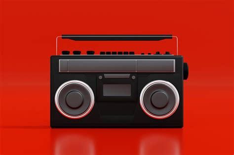 라디오 음악 붐박스 레트로 테이프 카세트 플레이어 레코더 3d 렌더링 Dj에 대한 스톡 사진 및 기타 이미지 Dj 거리 노래 Istock