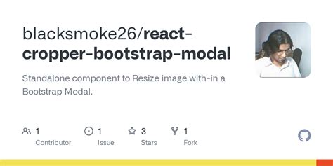 Github Blacksmoke26react Cropper Bootstrap Modal Standalone Component To Resize Image With