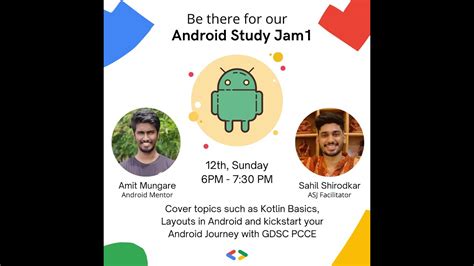 Android Study Jam 1 Youtube