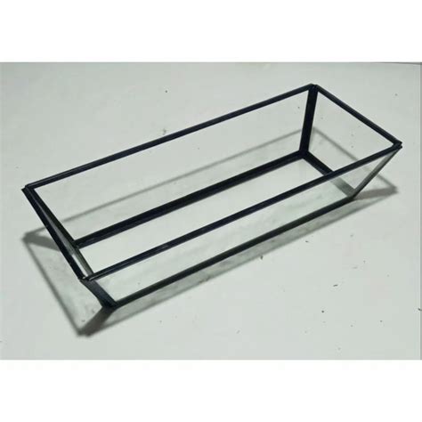Glass Rectangular Candle Holder 400 G At ₹ 200piece In Moradabad Id