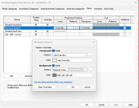 Duct Surface Pattern Filter Line Weight Autodesk Community