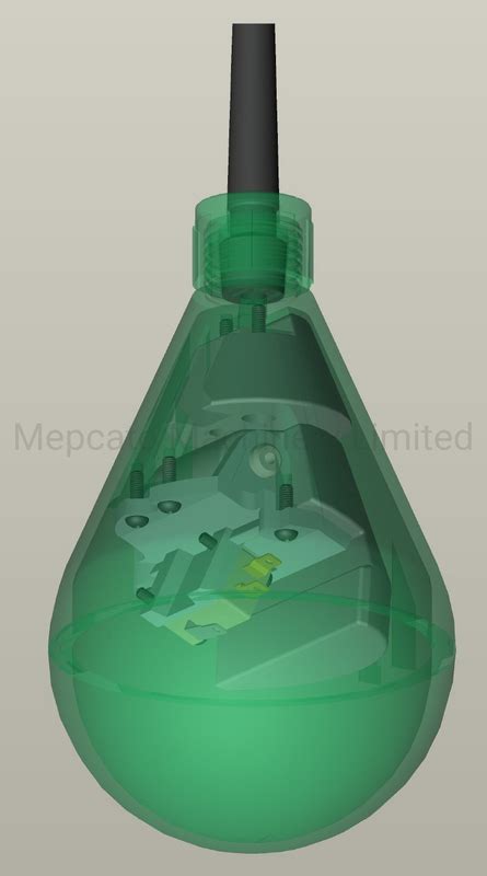 Plastic Electric Mechanical Sensor Float Ball Switch Regulator For Sewage Pumping Station Water