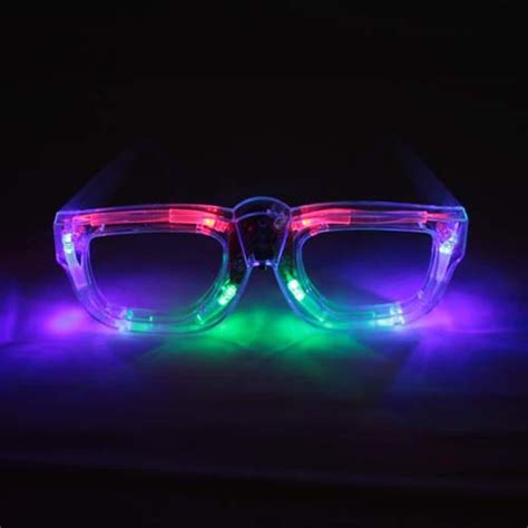 Rgb Led Nerd Glasses Want Nerd Glasses Rave Glasses Glasses