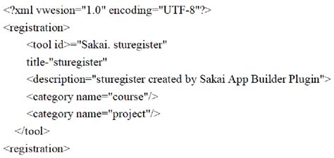 Integration Configuration Key Code For The Sakai Tool Download