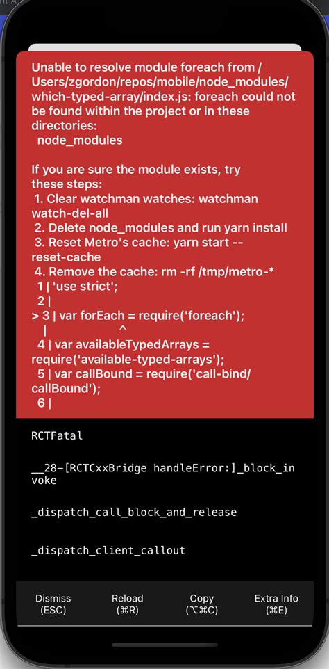Unable To Resolve Module Foreach · Issue 15674 · Expoexpo · Github