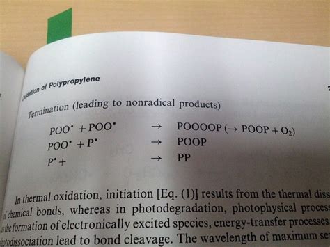 Ph Chemistry Oxidation Of Polypropylene Facebook