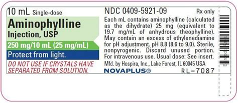 Aminophylline Injection FDA Prescribing Information Side Effects And Uses