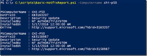 PowerShell Problem Solver Creating A Hot Fix Reporting Tool Petri IT
