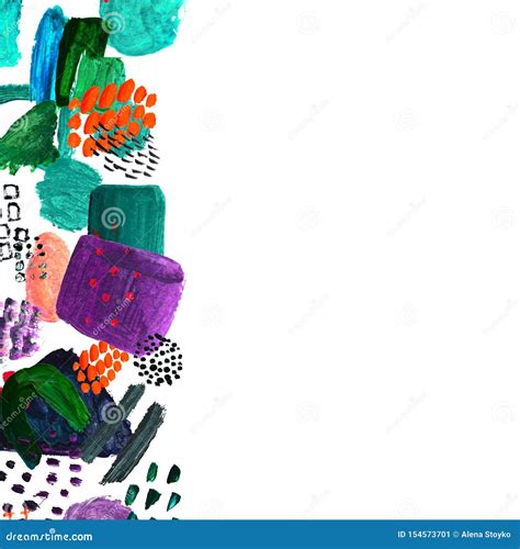 Hand Drawn Border And Place For Your Text Stock Illustration Illustration Of Colorful Drawn