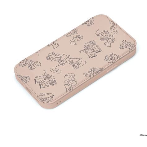 Iphone 14 Iphone 13 61インチ 用 ガラスフリップ ケース カバー チップ＆デール Pga Pg Dgf22k02cpd