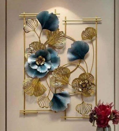 Multicolor Iron Jodhpur Handicrafts Double Iris Decor Wall Decor Item