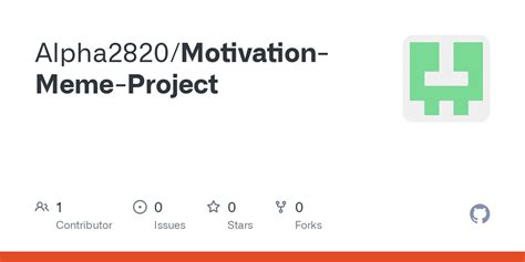 Github Alpha2820 Motivation Meme Project
