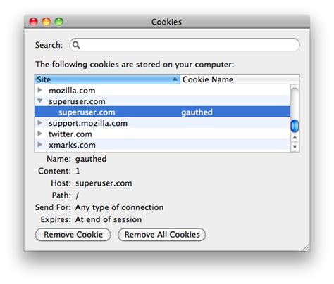 How To See The Cookies In Firefox Super User