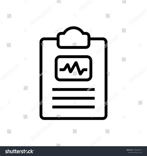 Health Diagnostics Vector Icon Symbol Design Stock Vector Royalty Free