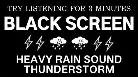 Powerful Thunderstorm Rain Sounds For Sleeping Rain On Tin Roof At
