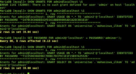 belajar mysql part 33 merubah dan menghapus password user mysql blc