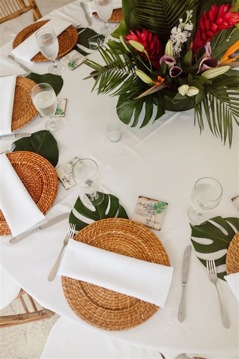 Tropical Wedding Decor Denver Wedding Photographer Tropical Wedding