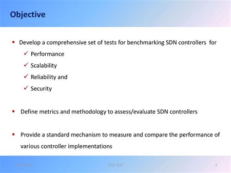 Dn Software Defined Networking Benchmarking Sdn Ppt Download
