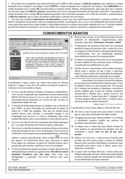 Aprender Sobre 96 Imagem Modelo Prova Inss Vn