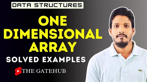 One Dimensional Array Solved Questions Address Calculation In 1 D