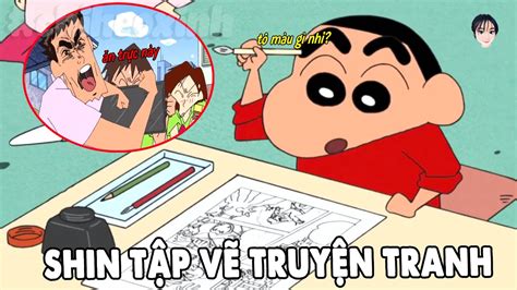 Shin Tập Vẽ Truyện Tranh Shin Cậu Bé Bút Chì CHIHEOXINH YouTube