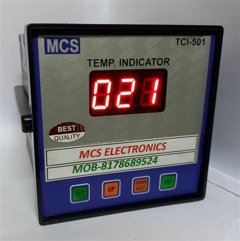 Analog Digital Temperature Indicator For Industrial Use Size Dimension 96x96x110 Mm At ₹ 1100
