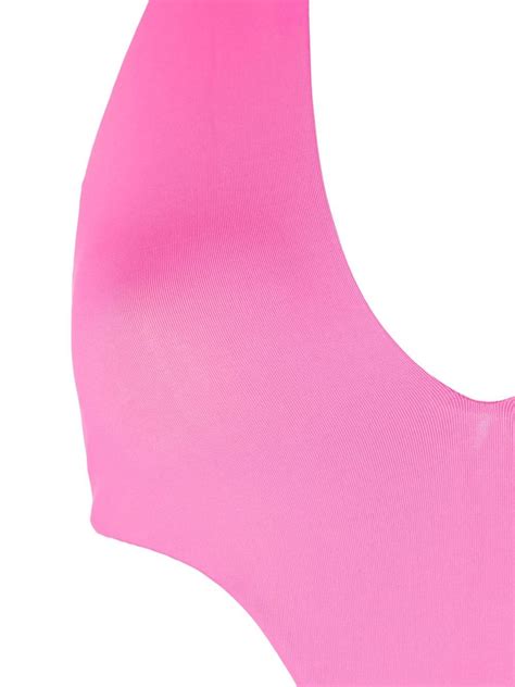Fisico Cut Out Halterneck Swimsuit Smart Closet