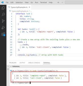 How To Push Objects Into An Array In TypeScript