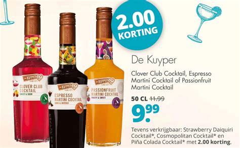 De Kuyper Clover Club Cocktail Espresso Martini Cocktail Of