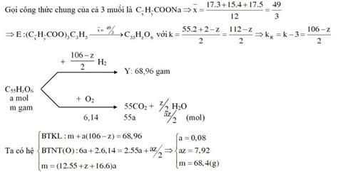 Xà phòng hoá hoàn toàn m gam hỗn hợp E gồm các triglixerit bằng dung