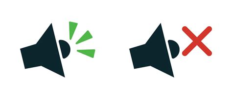 Sound Icon And Mute Icon Set Vectors Vector Art At Vecteezy