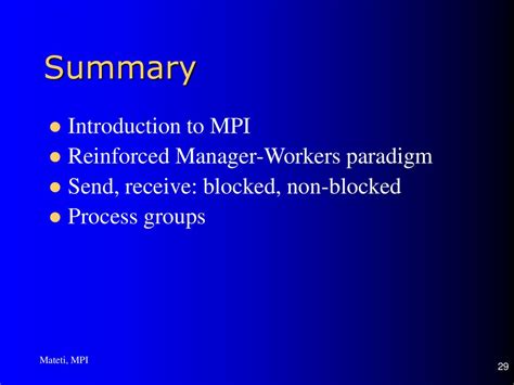 mpi message passing interface ppt download