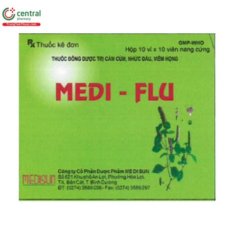 Thuốc Medi Flu điều Trị Triệu Chứng Cảm Cúm Sổ Mũi Giá Bao Nhiêu
