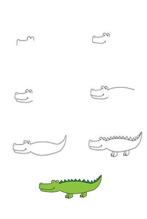 50 Easy And Cute Alligator Drawing Ideas Drawing Photos