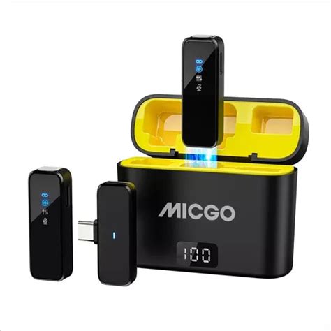 Micrófono Dual Inalámbrico Para Celular Android Micgo T2 Cuotas Sin
