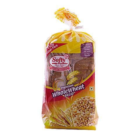 Buy Softy Premium Bread Whole Wheat 450 Gm Pouch Online At The Best Price Of Rs 55 Bigbasket