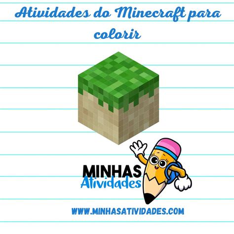 Atividades Do Minecraft Para Colorir