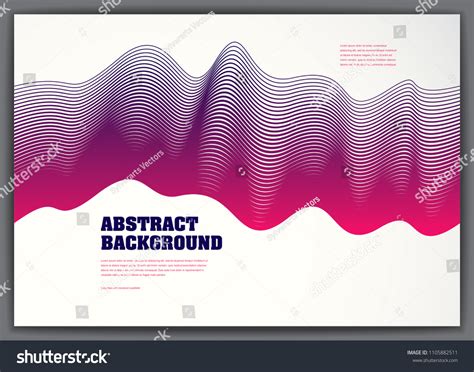 Vector Fluid Flow Wavy Abstract Background Stock Vector Royalty Free 1105882511 Shutterstock