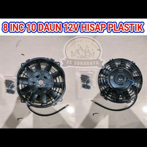 Jual Extrafan 8 Inch 12 Volt Universal Ac Mobil Kondensor Extra Fan