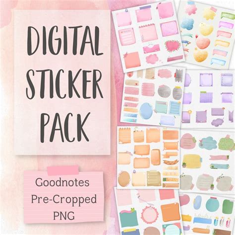 Digital Goodnotes Sticker Sticky Notes Png Png Digital Stickers