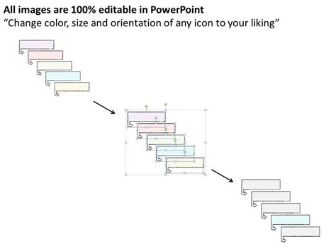 0614 Business Ppt Diagram Five Staged Business Layout Powerpoint