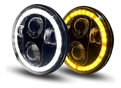 Par Farol Led 575 Polegadas Angel Eye 5 Polegadas Parcelamento Sem Juros