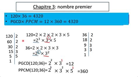 Pgcd Et Ppcm Youtube