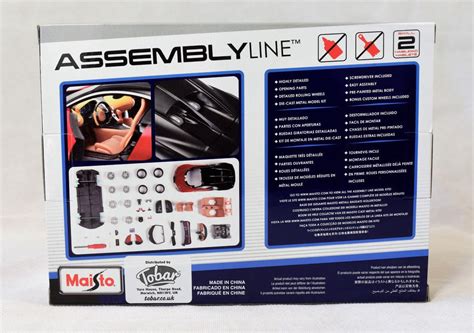 Maisto Assembly Line Bugatti Chiron 124 Diecast Model Kit