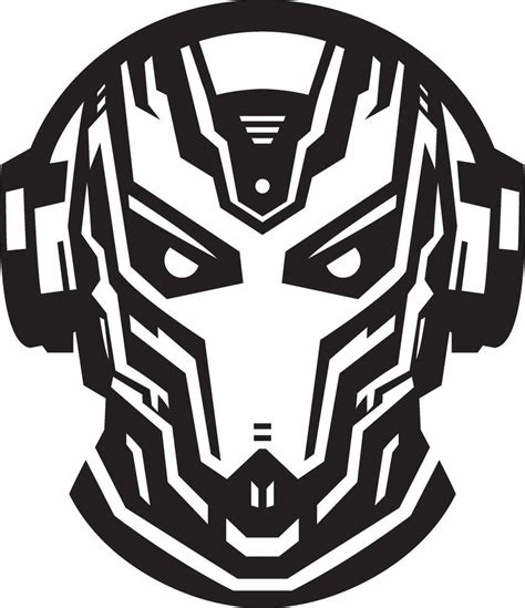 Robot Face Vector 38447394 Vector Art At Vecteezy