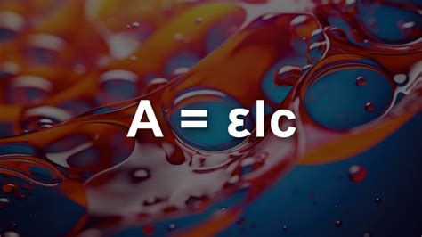Tout savoir sur la loi de Beer Lambert en spectrophotométrie