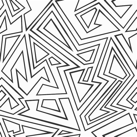 Premium Vector Monochrome Maze Seamless Pattern